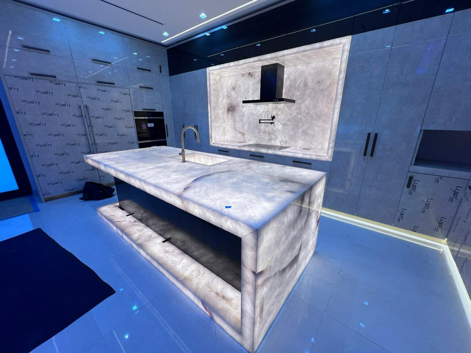Luxury Illuminated Countertops in South Florida